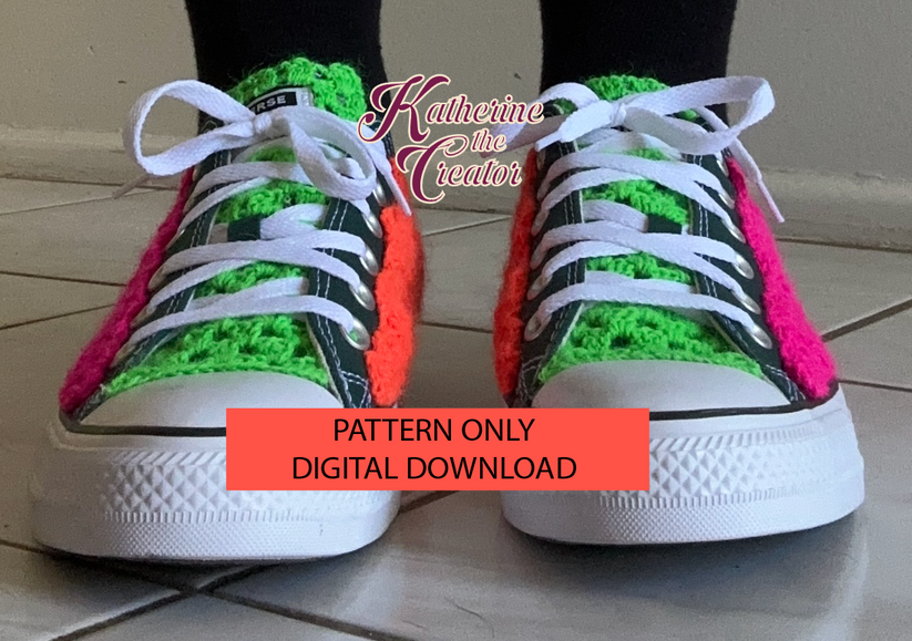 Custom Crochet Converse Pattern – Katherine The Creator